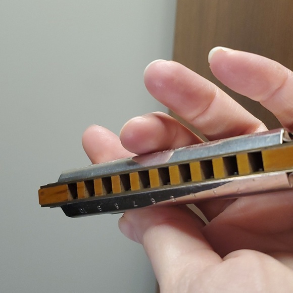 M. Hohner | Other | Vintage M Hohner Harmonica Marine Band A44 Key E ...